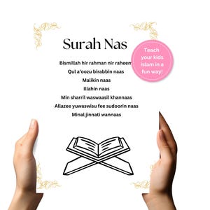 Surah Ikhlas, Surah Nas, Surah Falaq, Surah Kafirun, Islamic Coloring ...