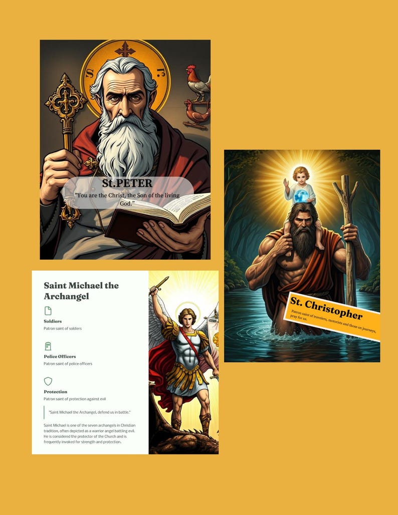 Catholic Saints Posters:series 110 Saints Every Catholic Should Know ...