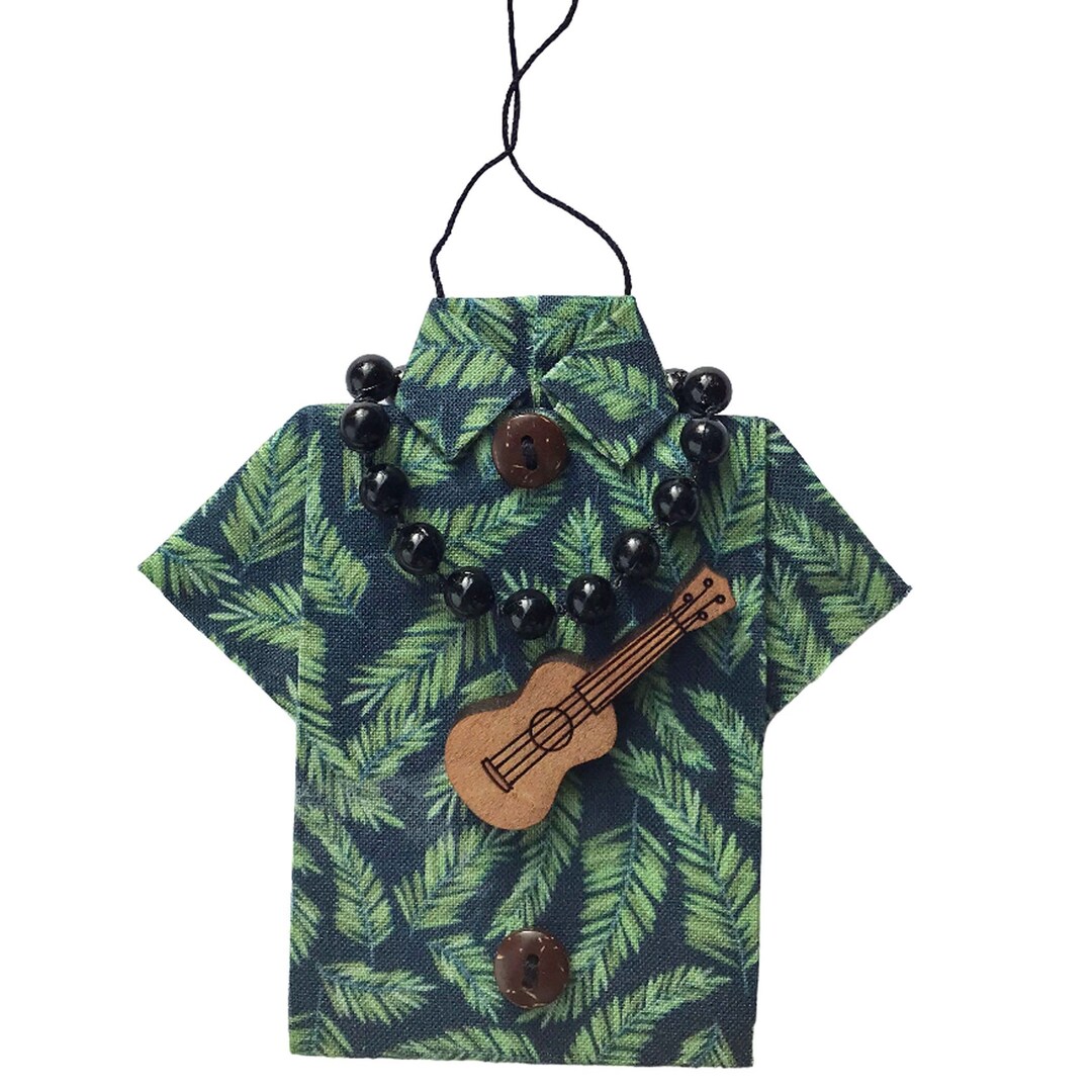 Aloha Shirt Ornament Hawaiian Christmas Ornament Honolulu - Etsy