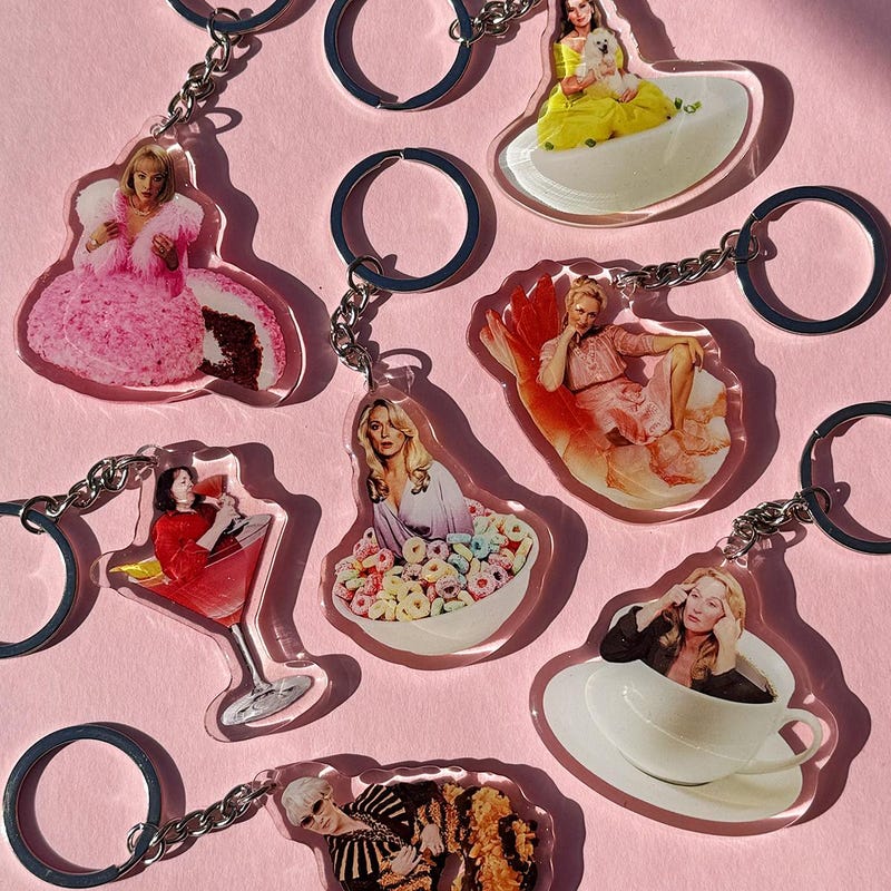 Acrylic Keychain - Etsy