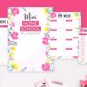 Homeschool Planner - Printable - Lesson Planner - Weekly Planner ...