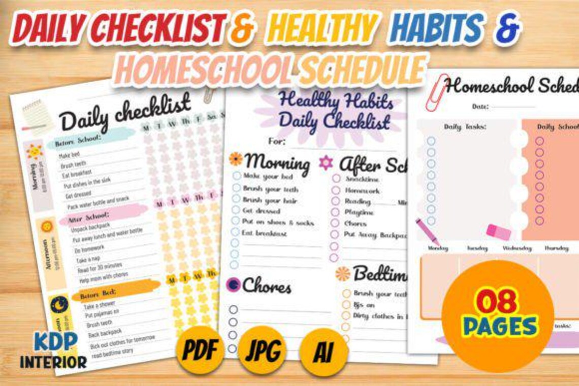 Homeschool Planner - Printable - Lesson Planner - Weekly Planner ...