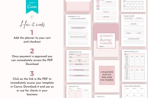Small Business Planner, Printable Organizer, Home Business Inserts ...