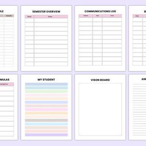 2025 Planner Template With Hyperlinked | Pink Digital Planner ...