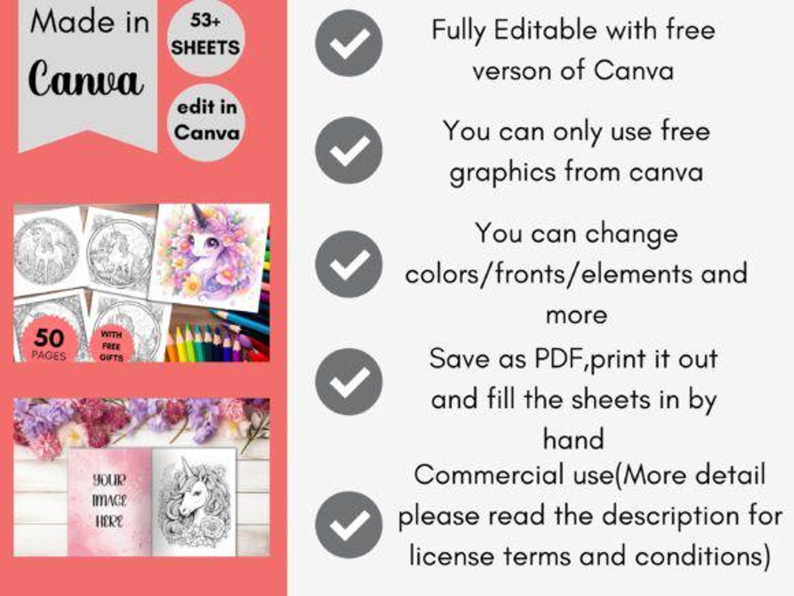 Canva Coloring Book Mock Up,coloring Book Mockup,coloring Pages Mock UP ...