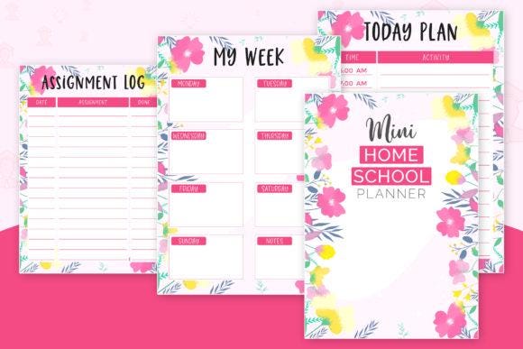 Homeschool Planner - Printable - Lesson Planner - Weekly Planner ...
