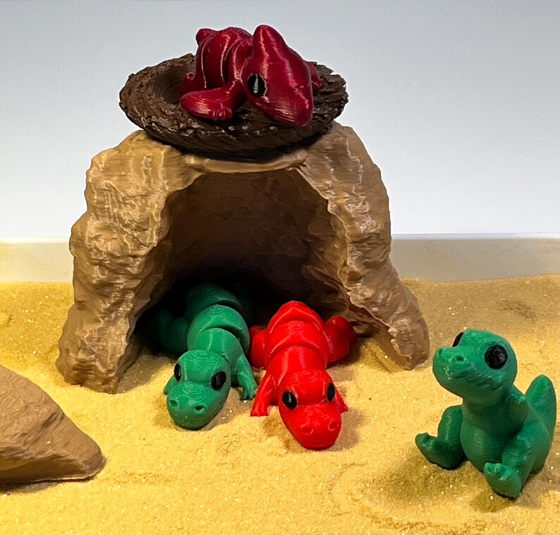 T-rex Zen Garden | Flexi Kit | Articulating Animal | Gift Idea | Desk ...