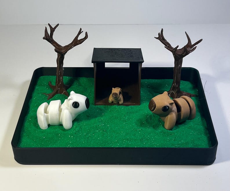 Capybara Zen Garden | Zen Garden | Articulating Animal | Gift Idea ...