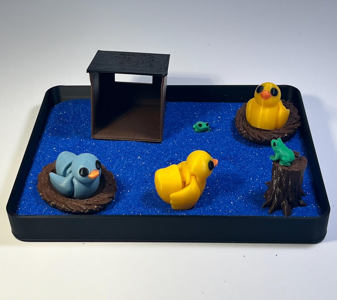 Duck Pond Zen Garden: Articulating Animal Desk Pet - Etsy