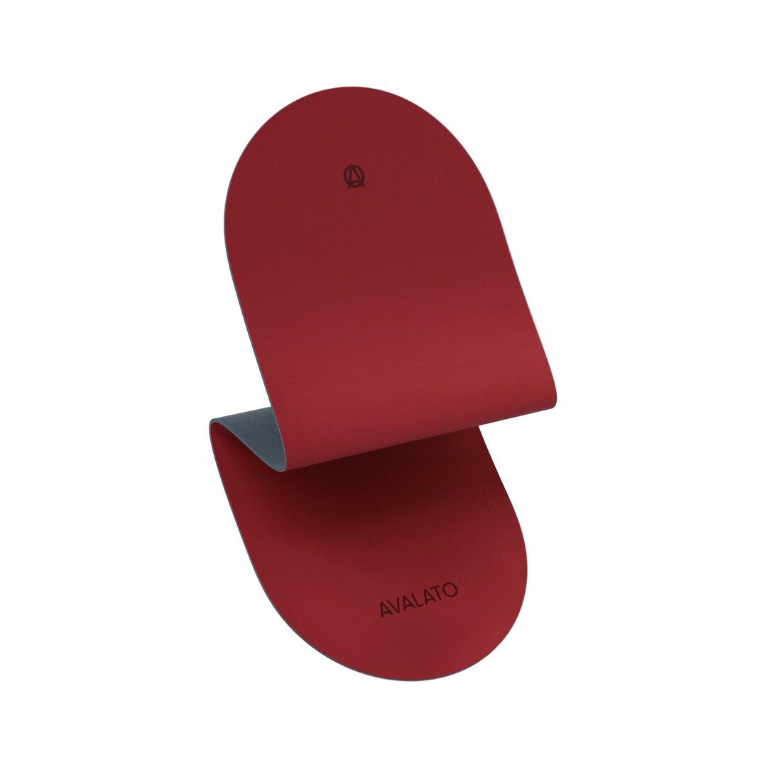 Burgundy Oval Yoga Mat – Eco-friendly PU Leather, Non-slip - Etsy