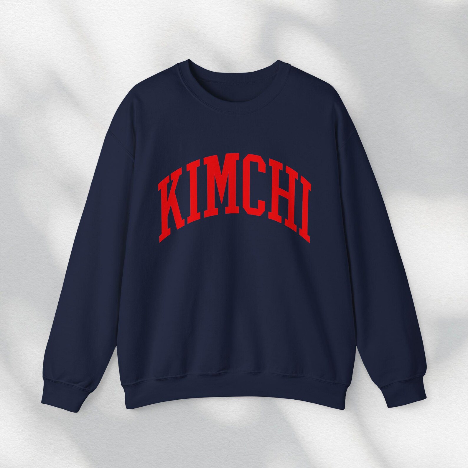 Kimchi Sweatshirt Unisex, Korean Food Lover Crewneck, Gift for BBQ and ...