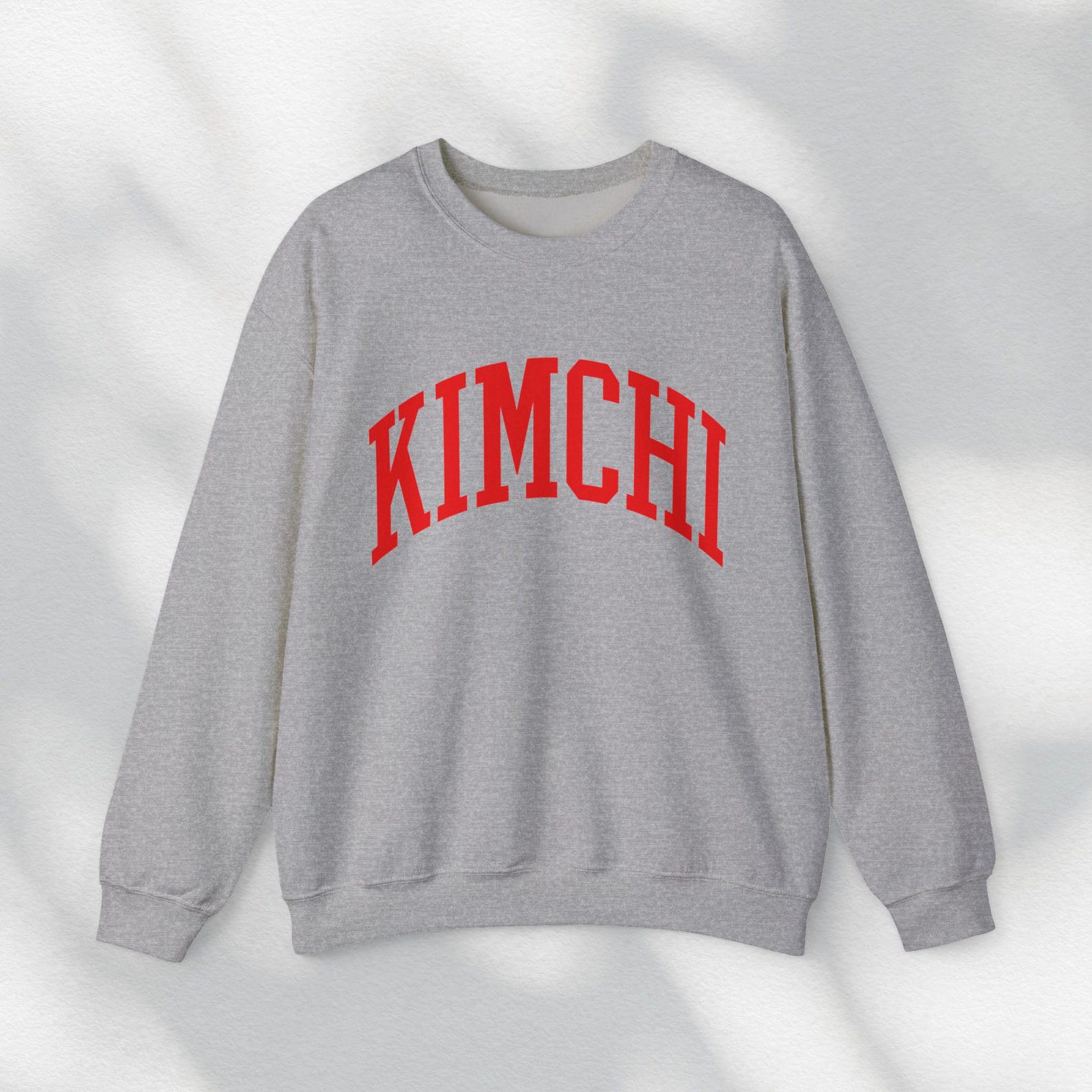 Kimchi Sweatshirt Unisex, Korean Food Lover Crewneck, Gift for BBQ and ...