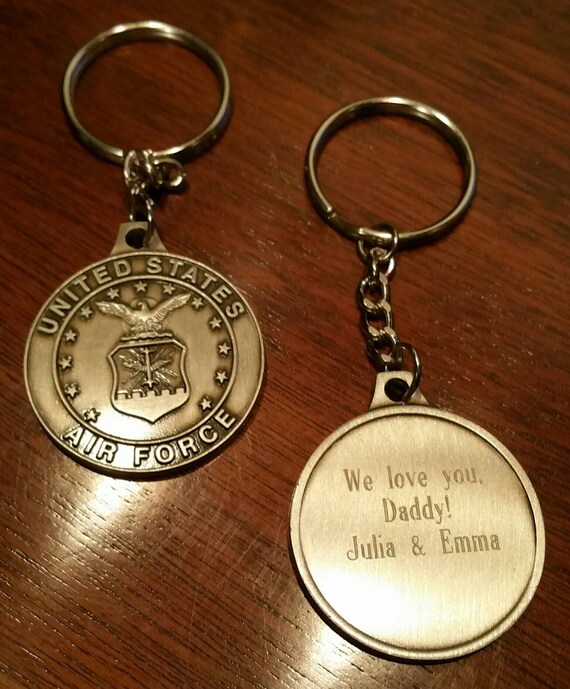 Air Force Key chain Personalized Air Force Keychain | Etsy