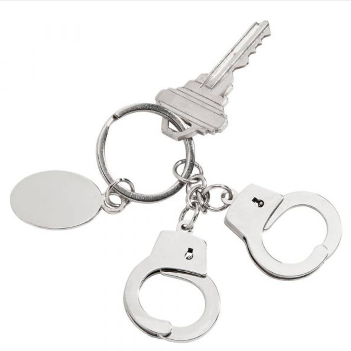 Personalized Handcuff Key Chain Handcuffs Engraved | Etsy