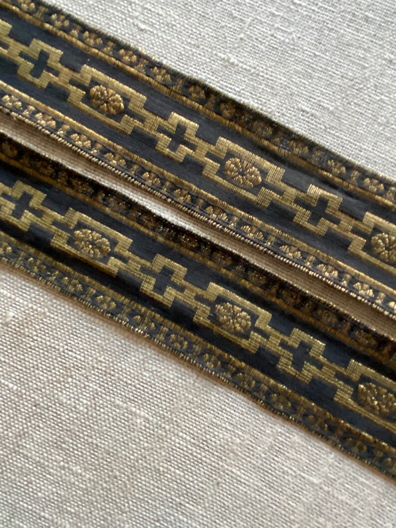 Antique French Gold Metal Trim - Etsy