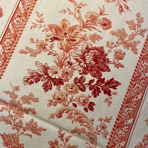 Vintage French Pattern/english Made Toile by the Half Yard - Etsy