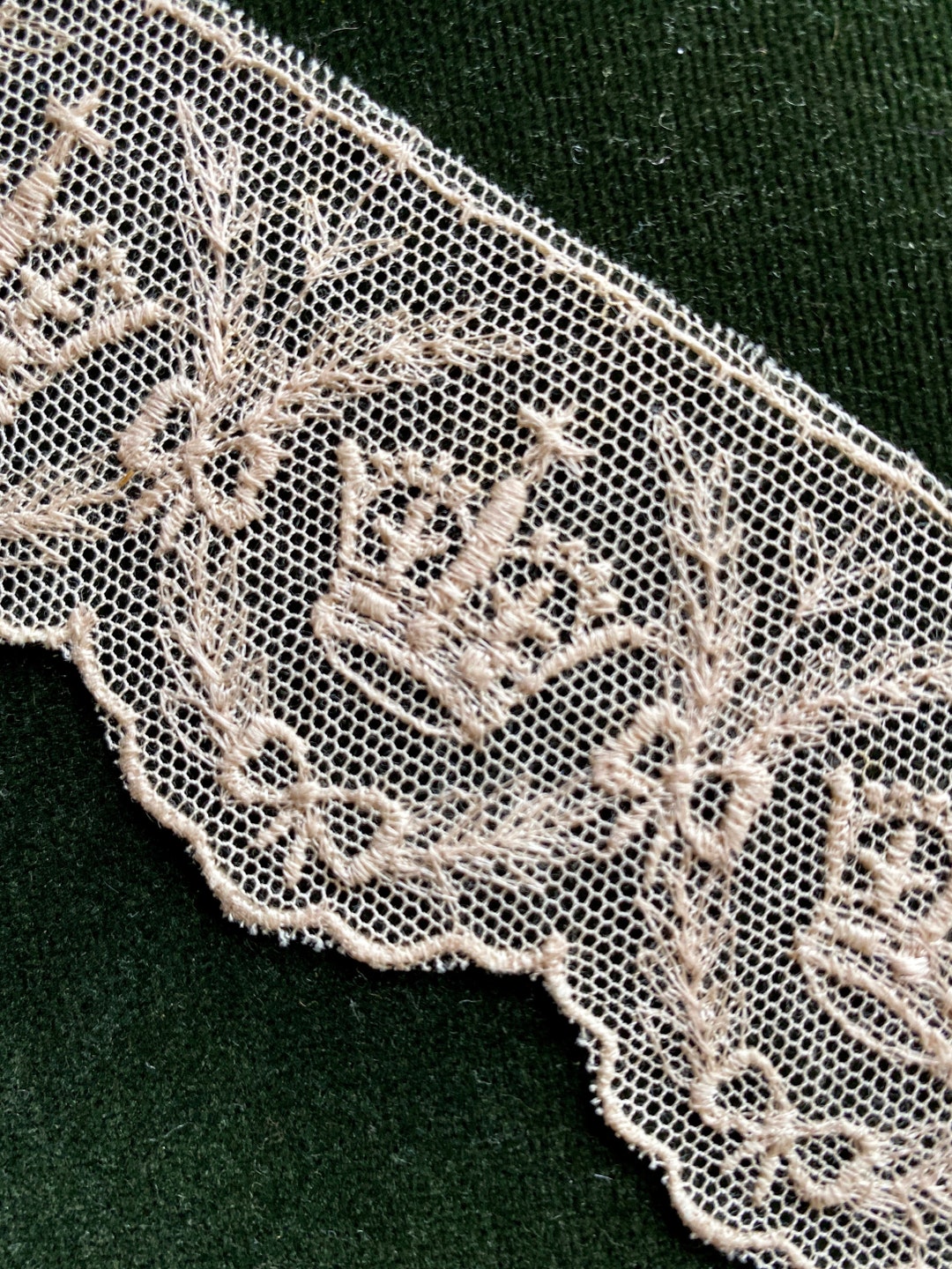 Embroidered Net Lace Crowns & Bows - Etsy