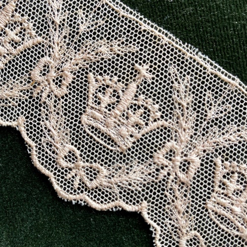 Embroidered Net Lace Crowns & Bows - Etsy