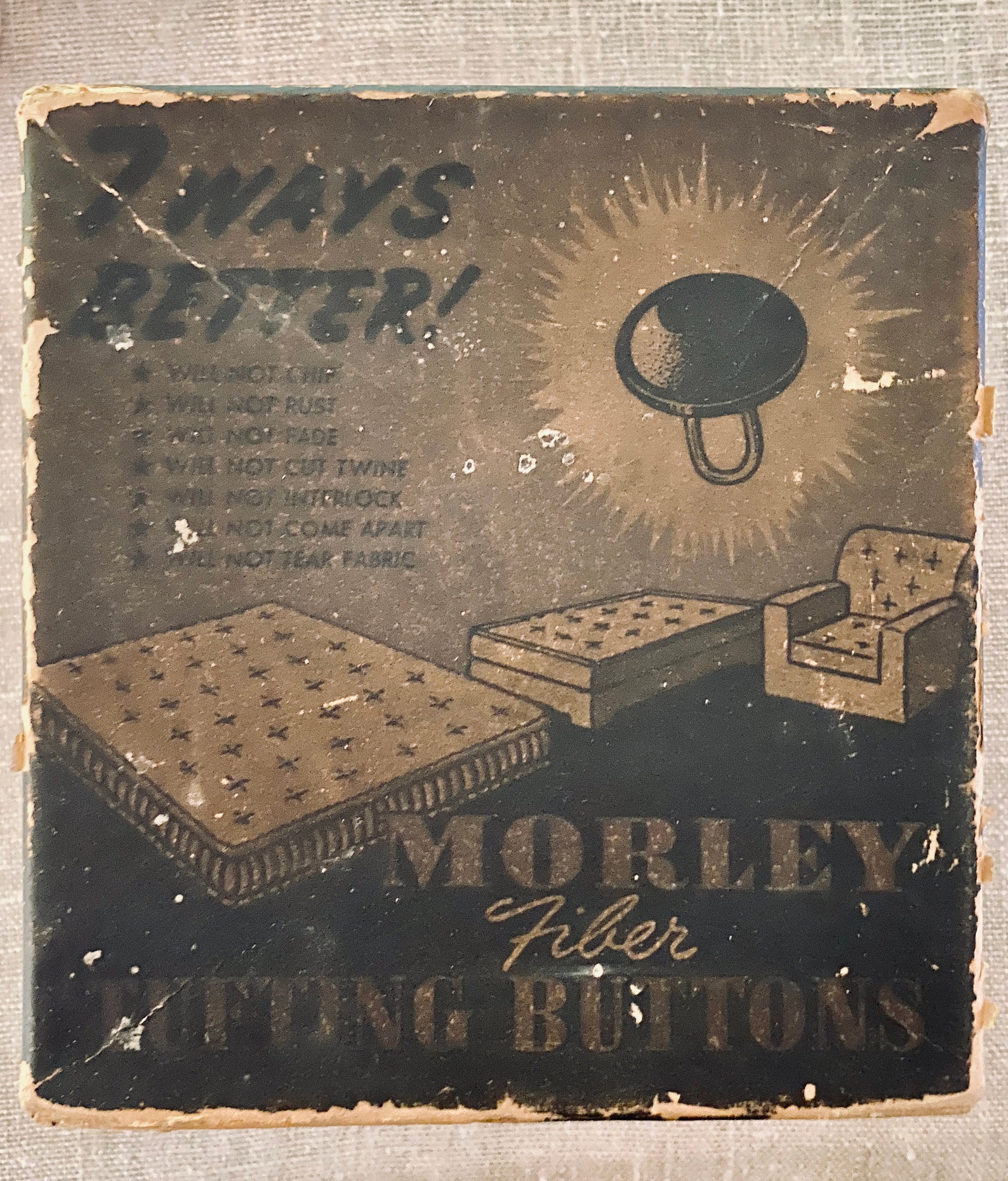 Two Dozen Antique Marbleized Tufting Buttons - Etsy