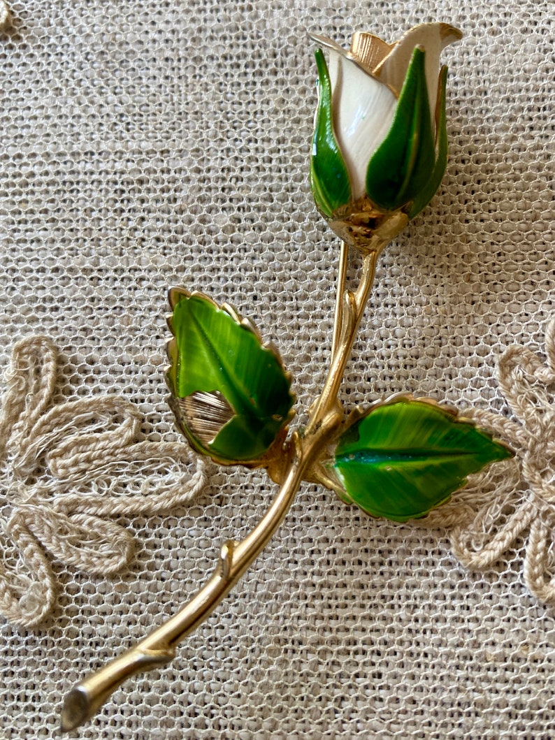 Vintage Rose Pin - Etsy