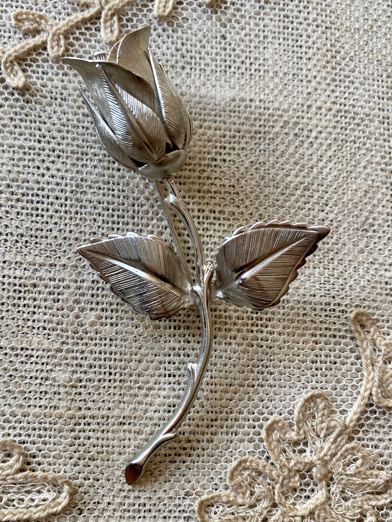 Vintage Rose Pin | Etsy