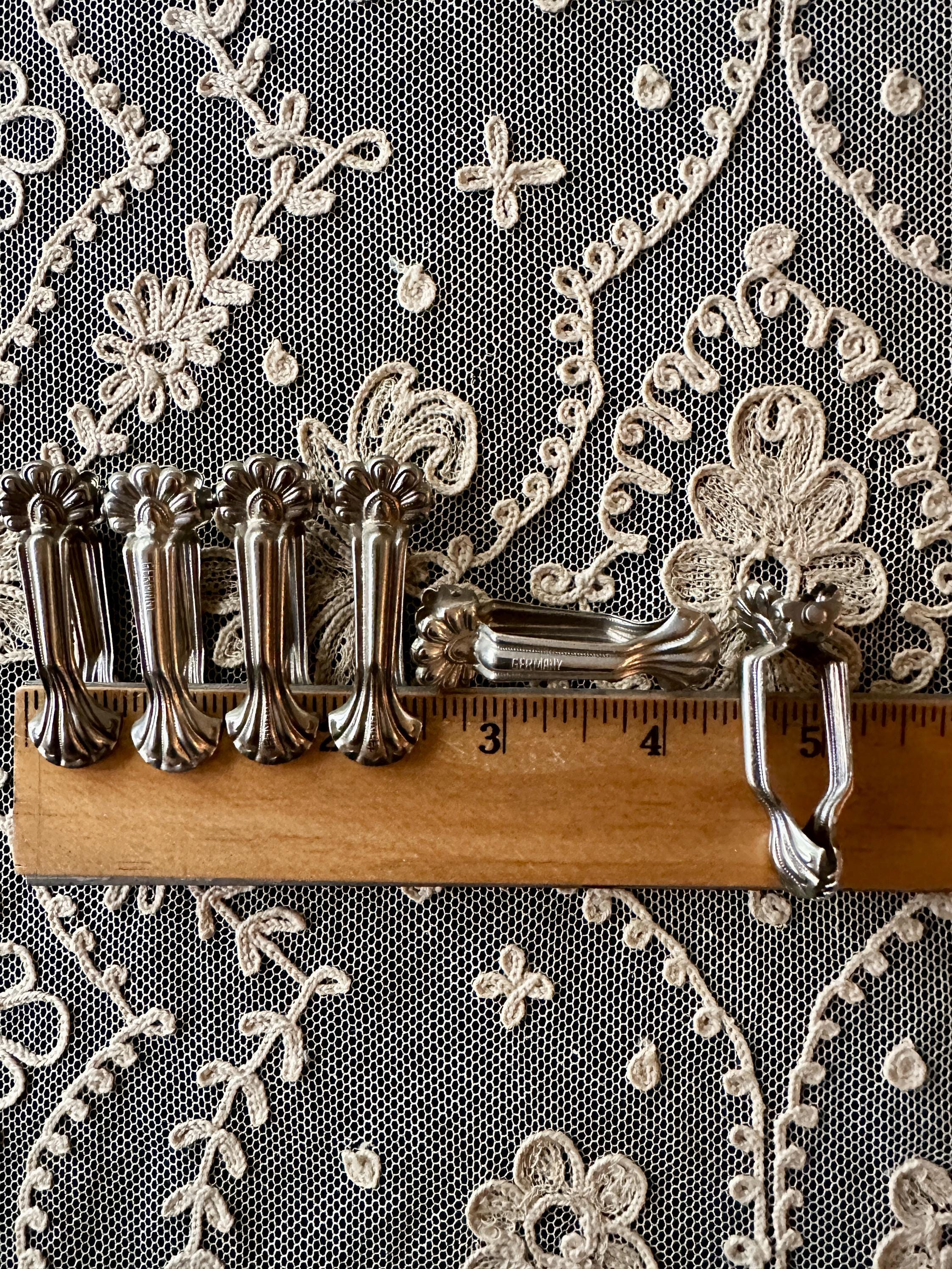 Vintage Brass Plated Café Curtain Clips in Different Size Choices ...