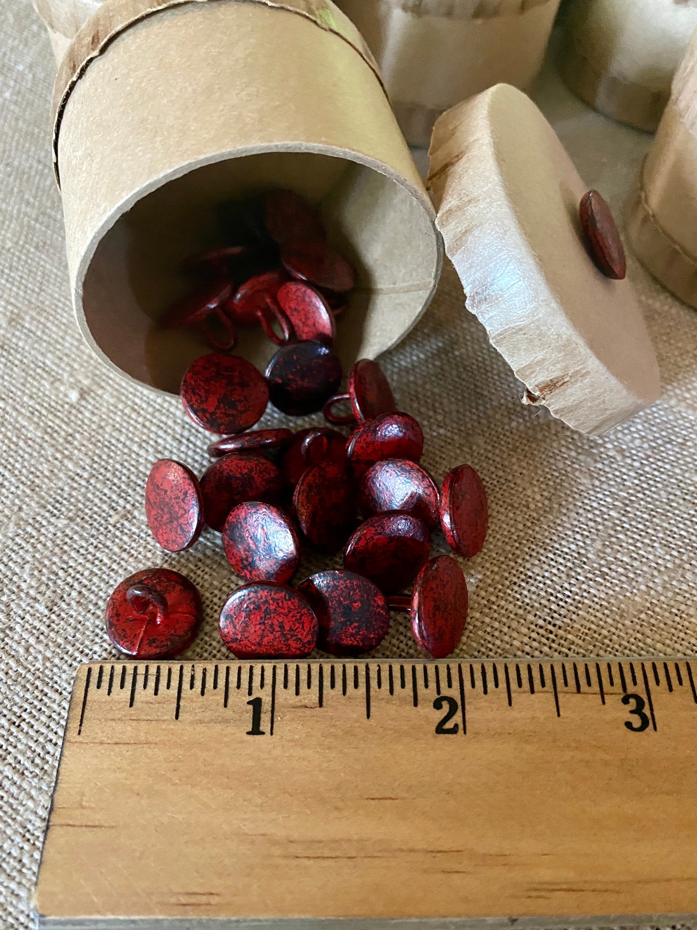 Two Dozen Antique Marbleized Tufting Buttons - Etsy