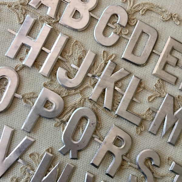 Metal Letters - Etsy