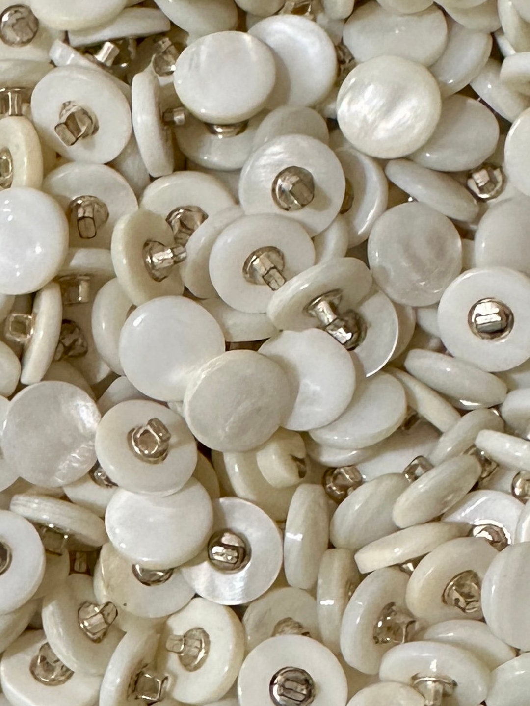 Quality Antique Mother of Pearl Buttons Three Dozen - Etsy