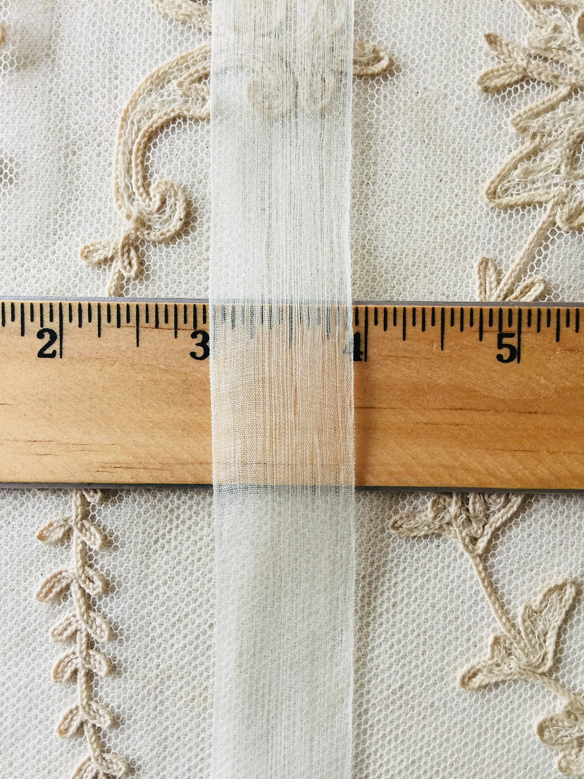 Vintage Silk Organdy Ribbon 10 Yards - Etsy