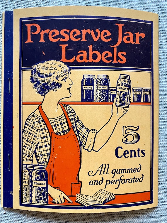 Antique Preserve Labels - Etsy