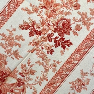 Vintage French Pattern/english Made Toile by the Half Yard - Etsy
