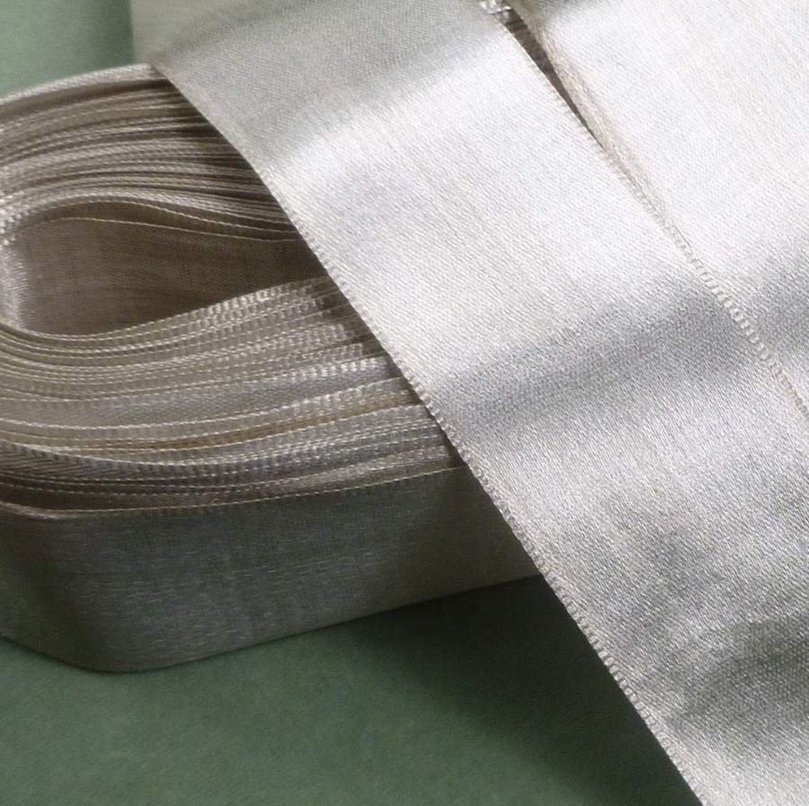 Silver Metal Ribbon French - Etsy