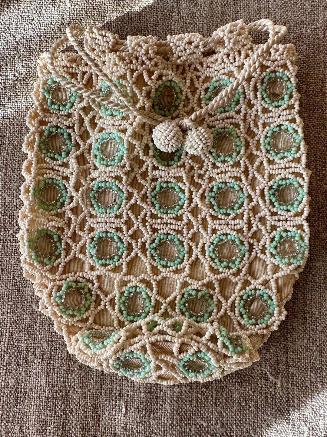 Antique Hand Beaded Purse - Etsy