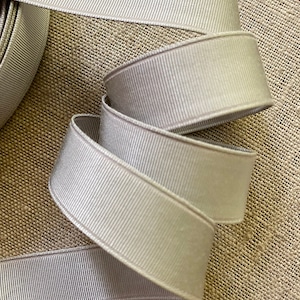 Vintage Silver Grey Grosgrain Ribbon Roll - Etsy