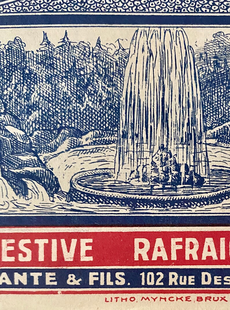 Antique Mineral Water Label - Etsy