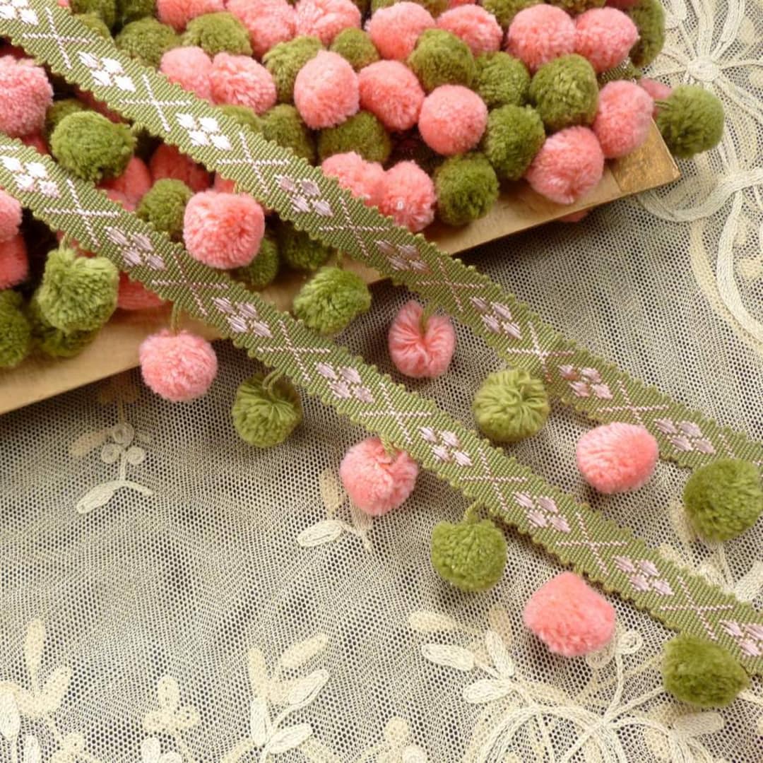 French Pom Pom Vintage Trim - Etsy
