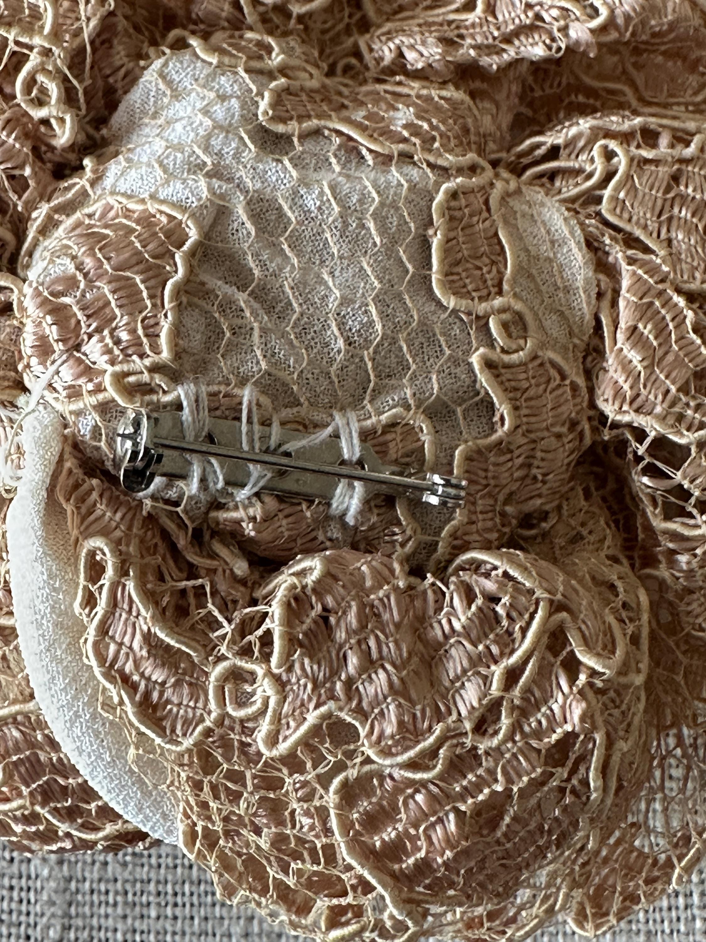 Vintage Large Hand Sewn Roses - Etsy