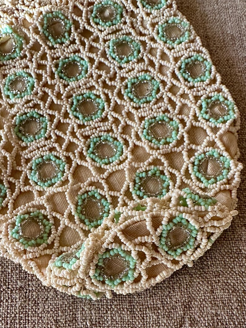 Antique Hand Beaded Purse - Etsy