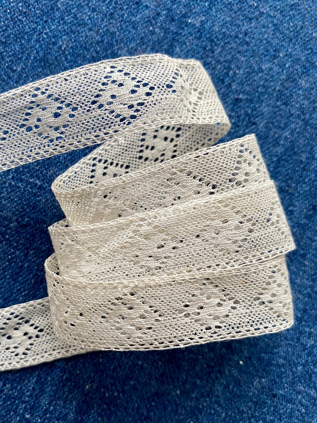 Antique Lace With Good Luck Symbol by the Yard - Etsy