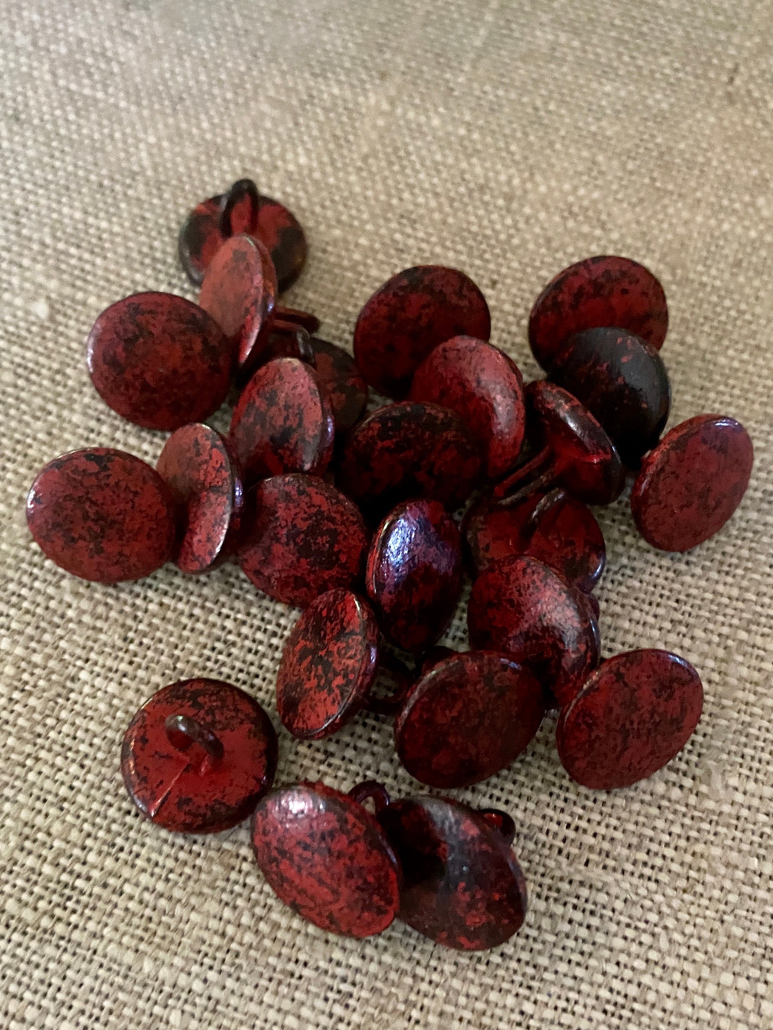 Two Dozen Antique Marbleized Tufting Buttons - Etsy