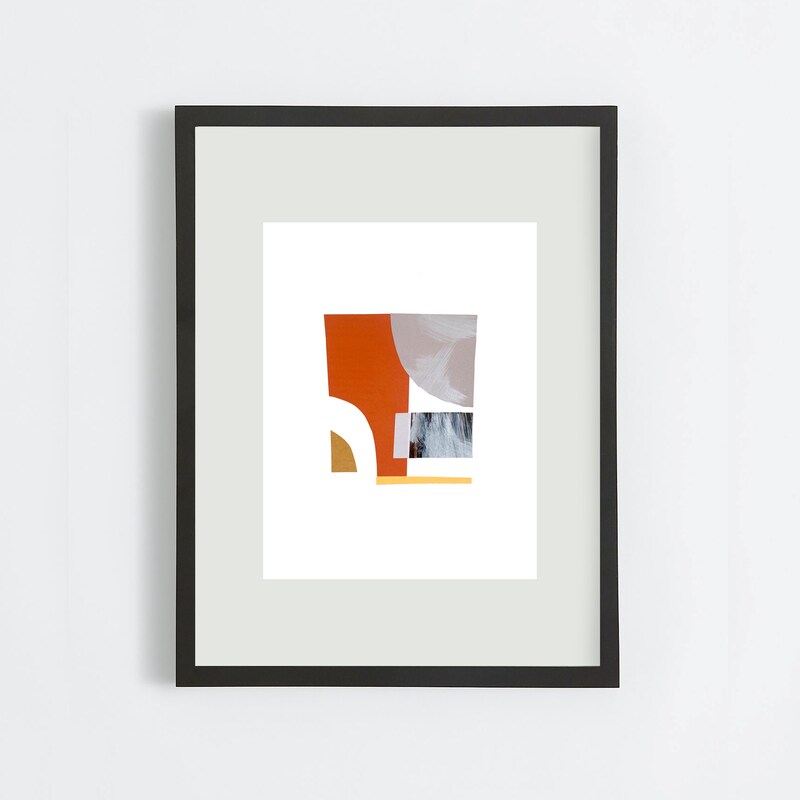 Paper Collage Wall Art - Etsy