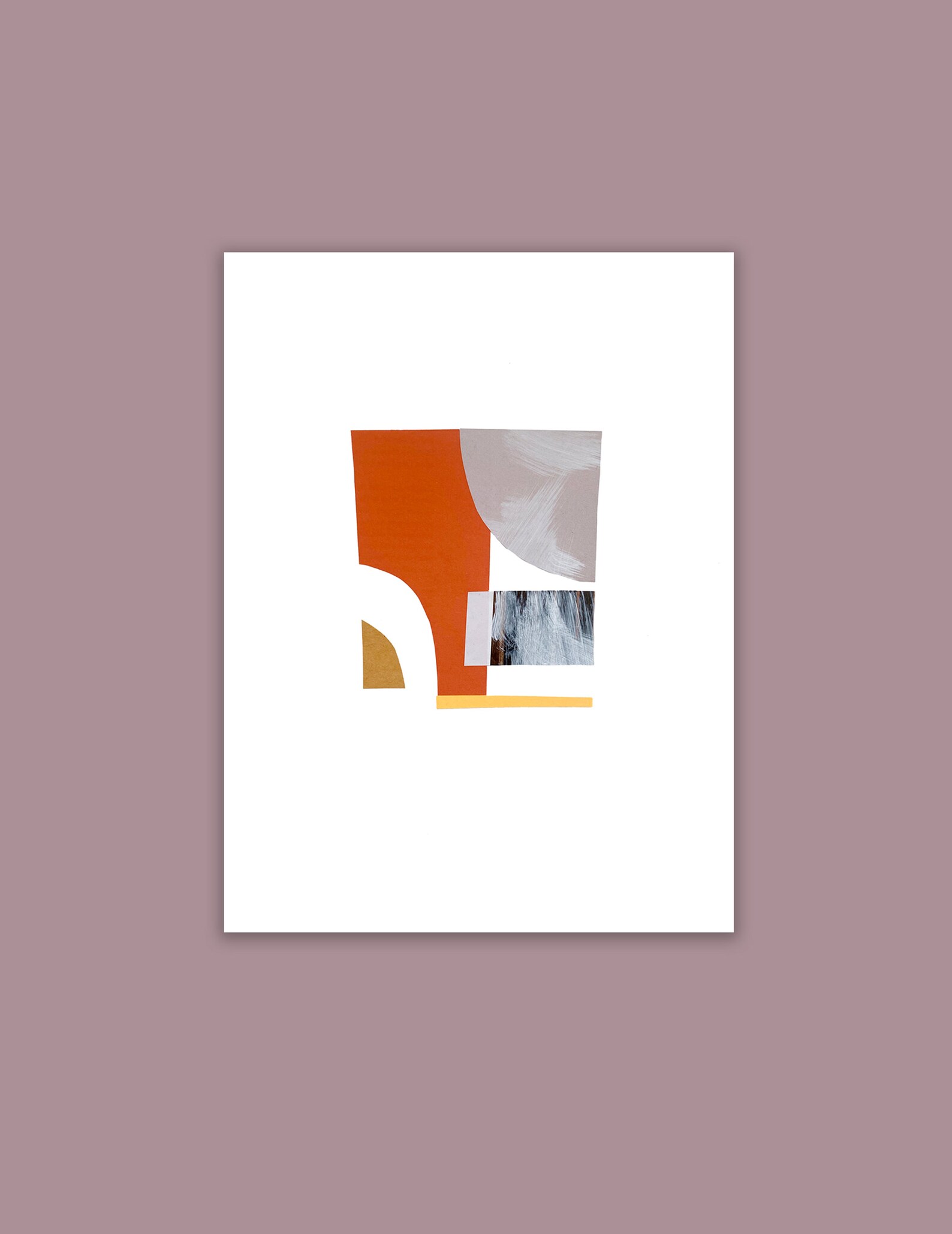 Abstract Modern Art, Collage Art, Modern Collage, Neutral Colors, Wall ...