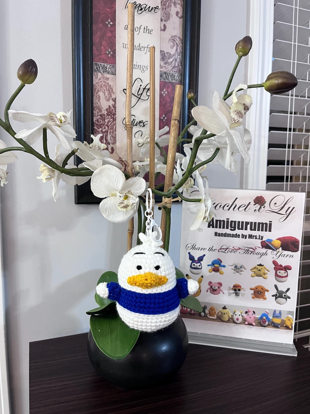 Sanrio Pekkle Crochet Amigurumi W/ Keychain - Etsy