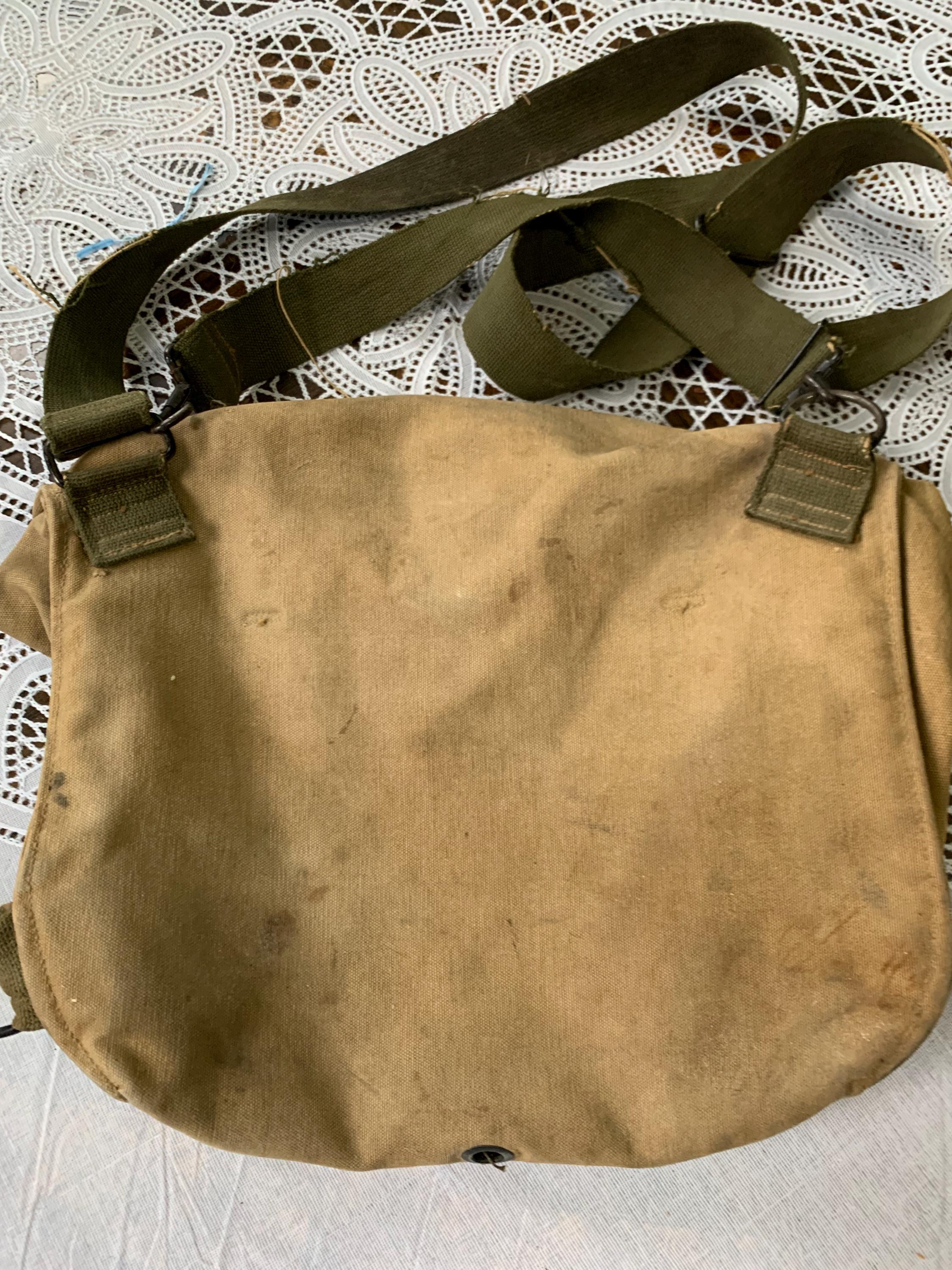 Vintage 1940s Gas Mask Bag - Etsy
