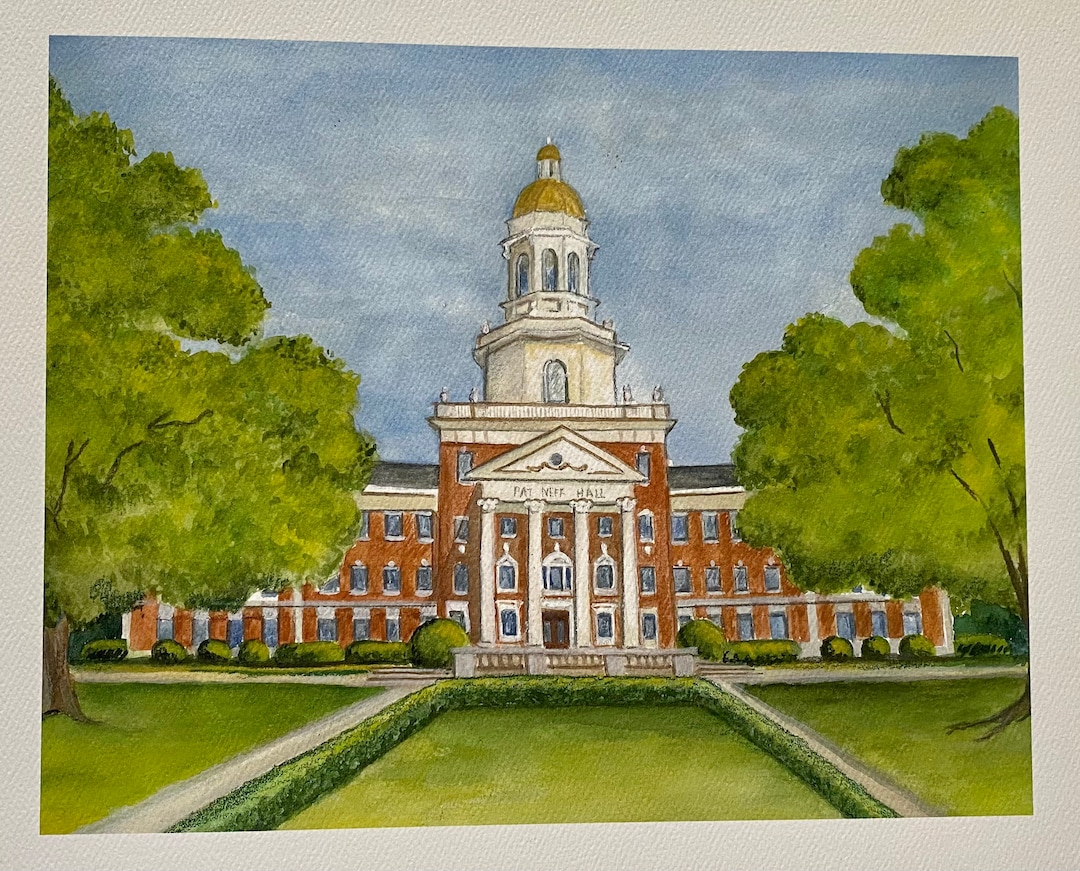 Baylor University / Pat Neff Hall / Waco, Texas / Print - Etsy