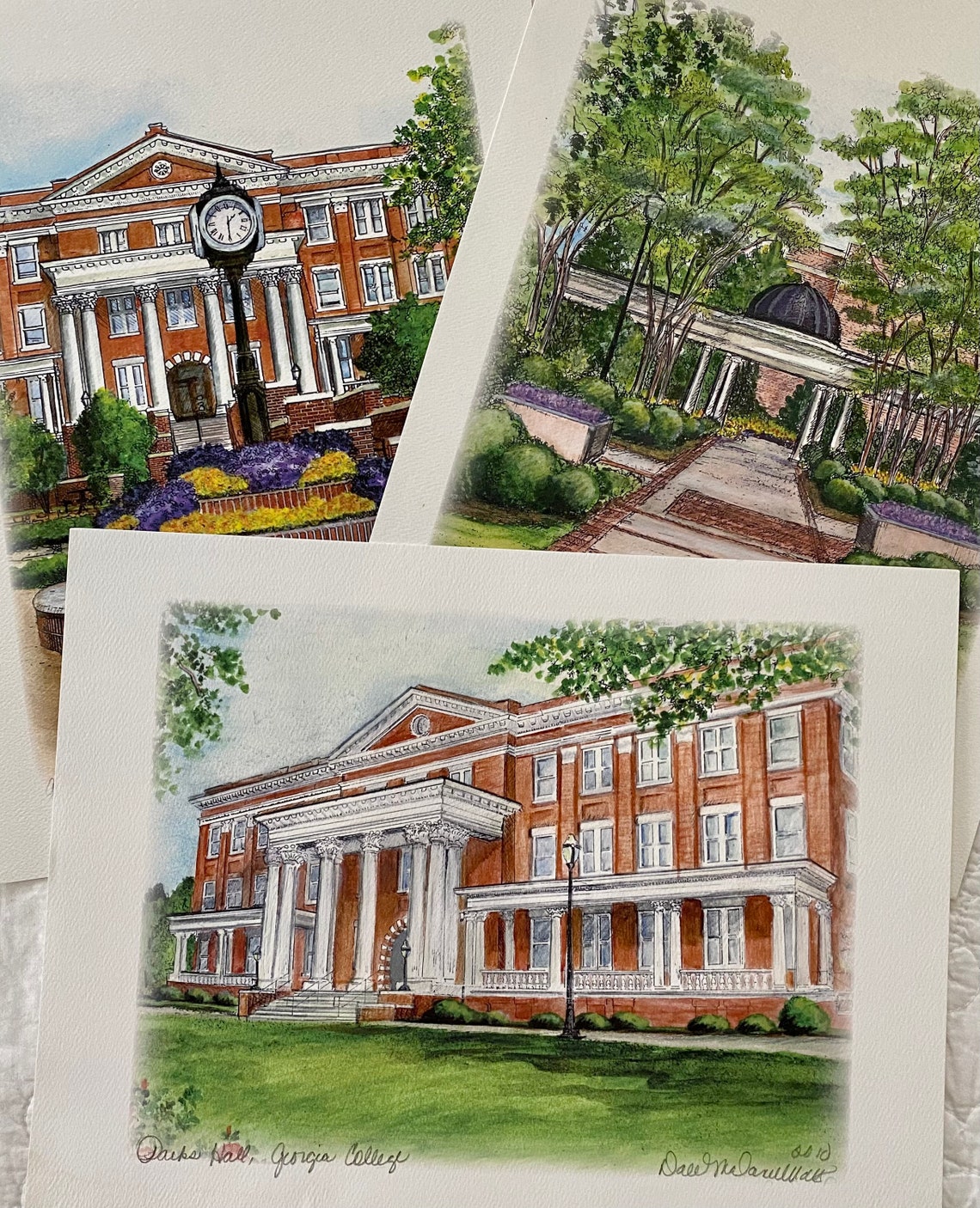 Georgia College and State University / Parks Hall / - Etsy