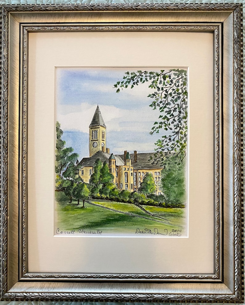 Cornell University / Ithaca, New York/ Print - Etsy