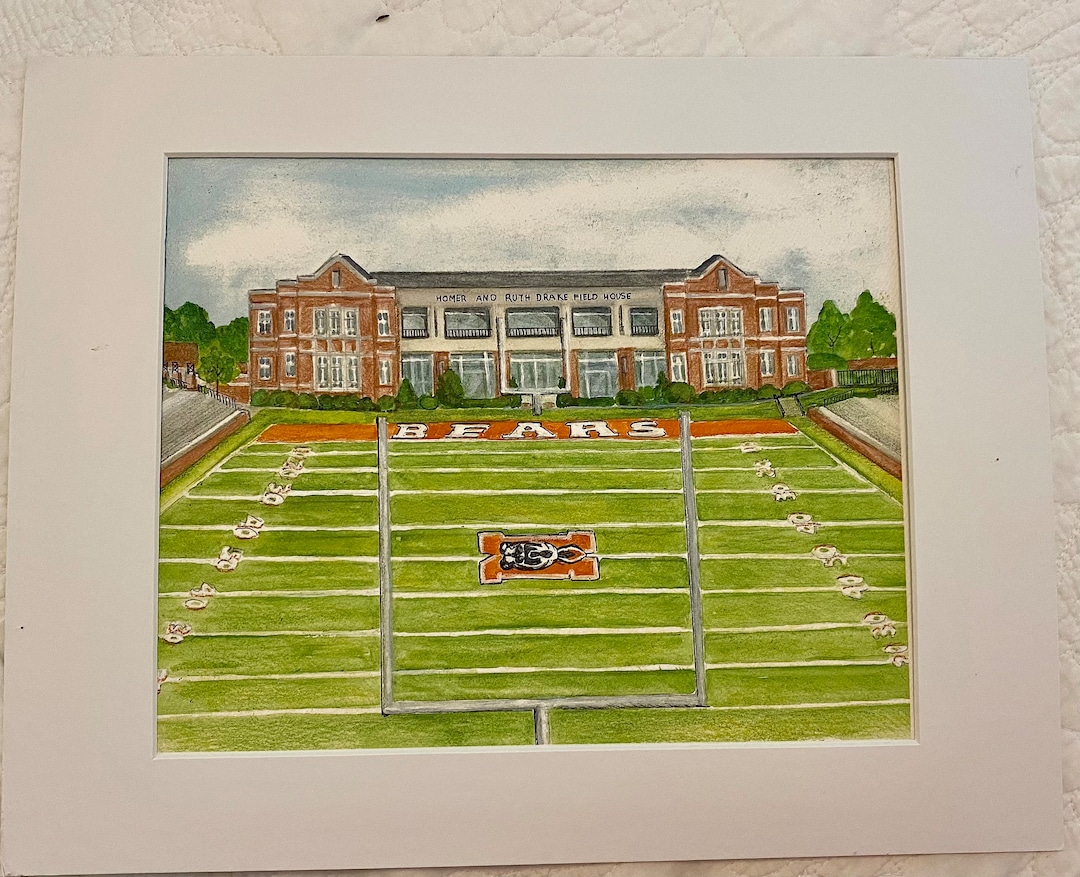 Mercer University / Five Star Stadium / Macon, GA / Print - Etsy
