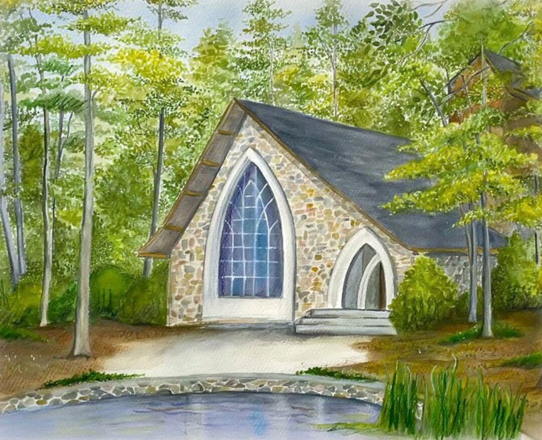Ida Cason Callaway Memorial Chapel/ Pine Mountain, Georgia/ Print - Etsy